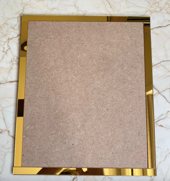 Rectangle Mdf Base with Acrylic border Frame – Resin Bazaar