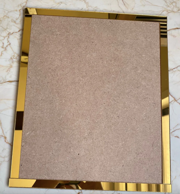 Rectangle Mdf Base with Acrylic border Frame – Resin Bazaar