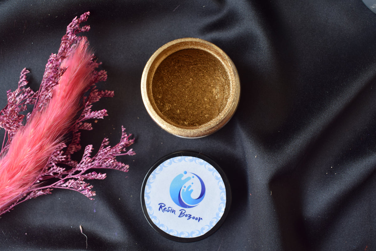 Gold Mica Powder (10gm) – Resin Bazaar