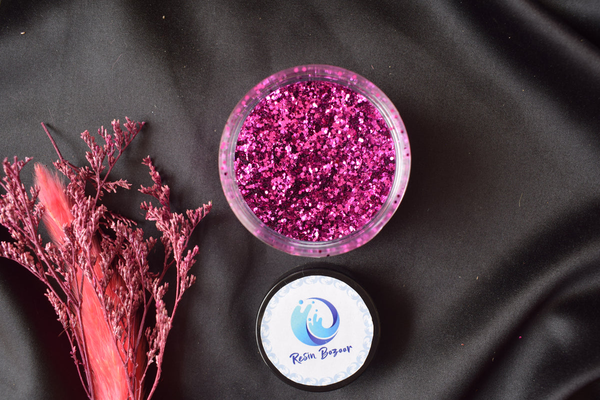 Pink Glitter (20gm) – Resin Bazaar